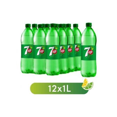 7UP Carbonated Drink 1 liter x 12 - Save منصة سيڤ